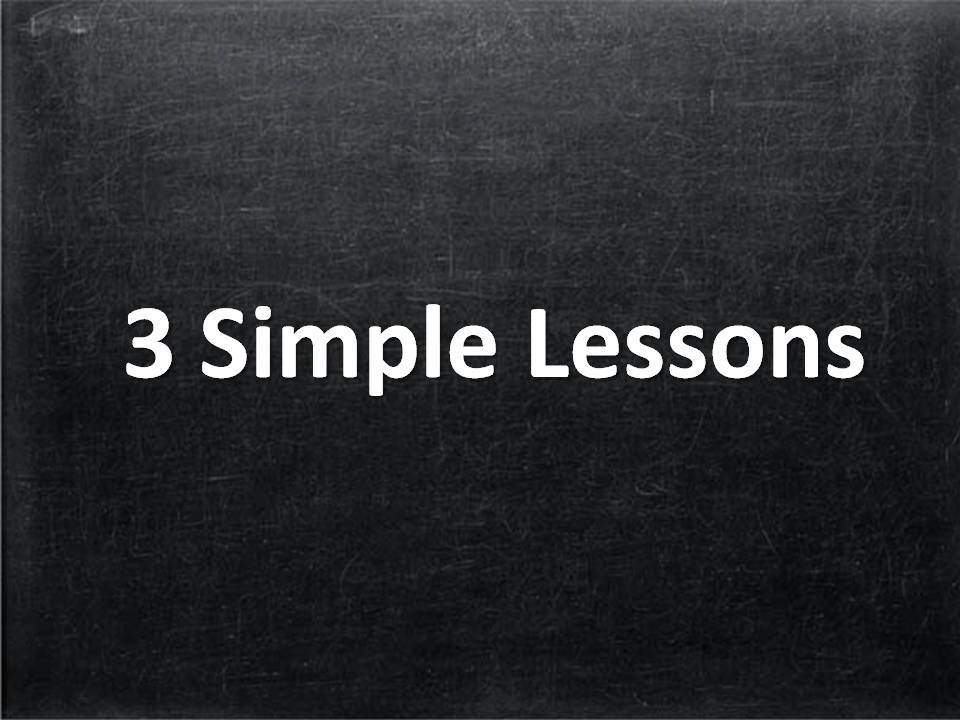 3 Simple Lessons - America's Keswick Christian Retreat and Conference ...